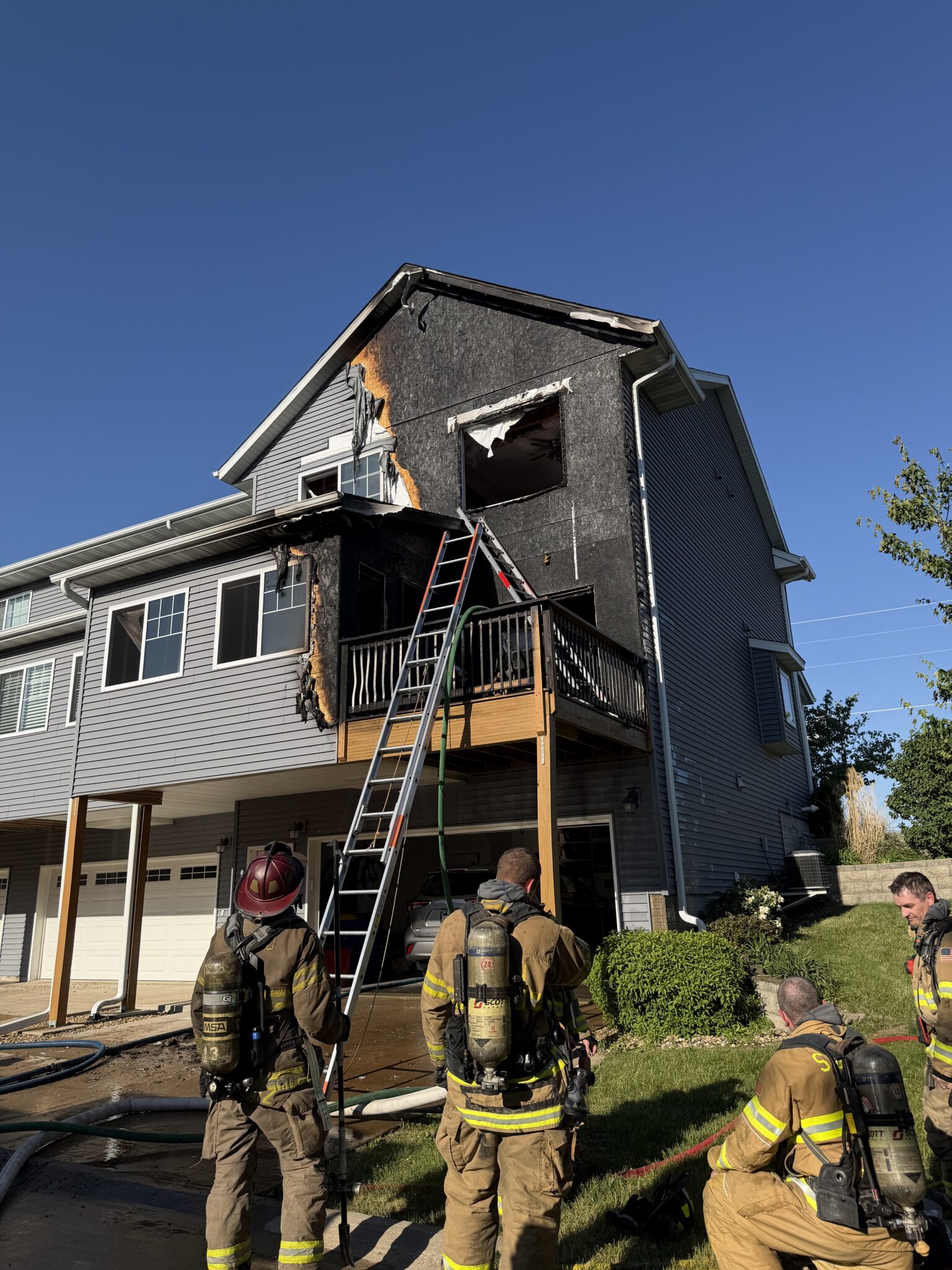 Fire Department Responds to Residential Grill Fire | City of North Liberty